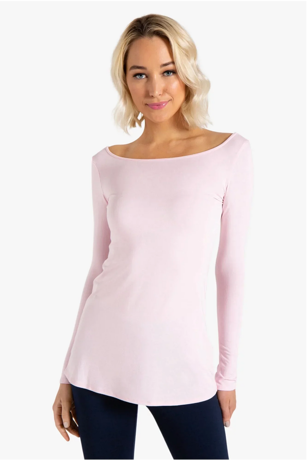 Boat Neck Tunic | The Marina | Pink | Effortless Style & Comfort ...